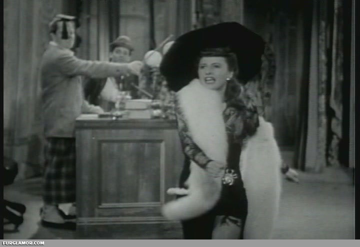Fur Film Gallery - Lady of Burlesque, 1943 - Fur Glamor